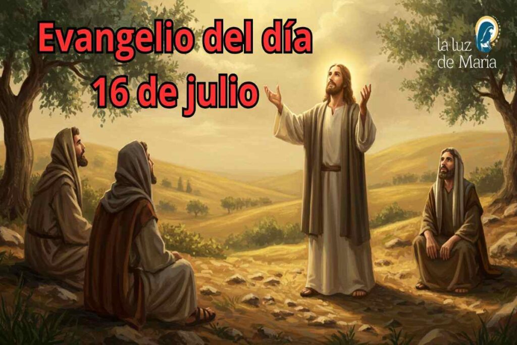 Evangelio del día,16 de julio: la oración de Jesús